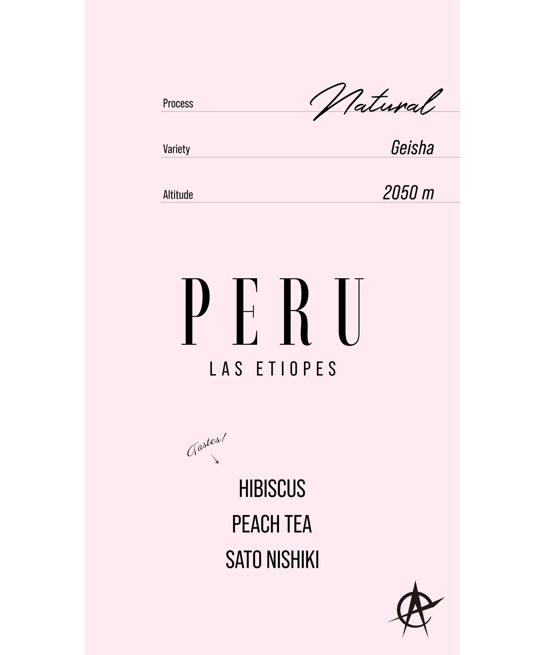 Peru Las Etiopes, Geisha - Natural - specialty coffee beans | TheBeanGeek