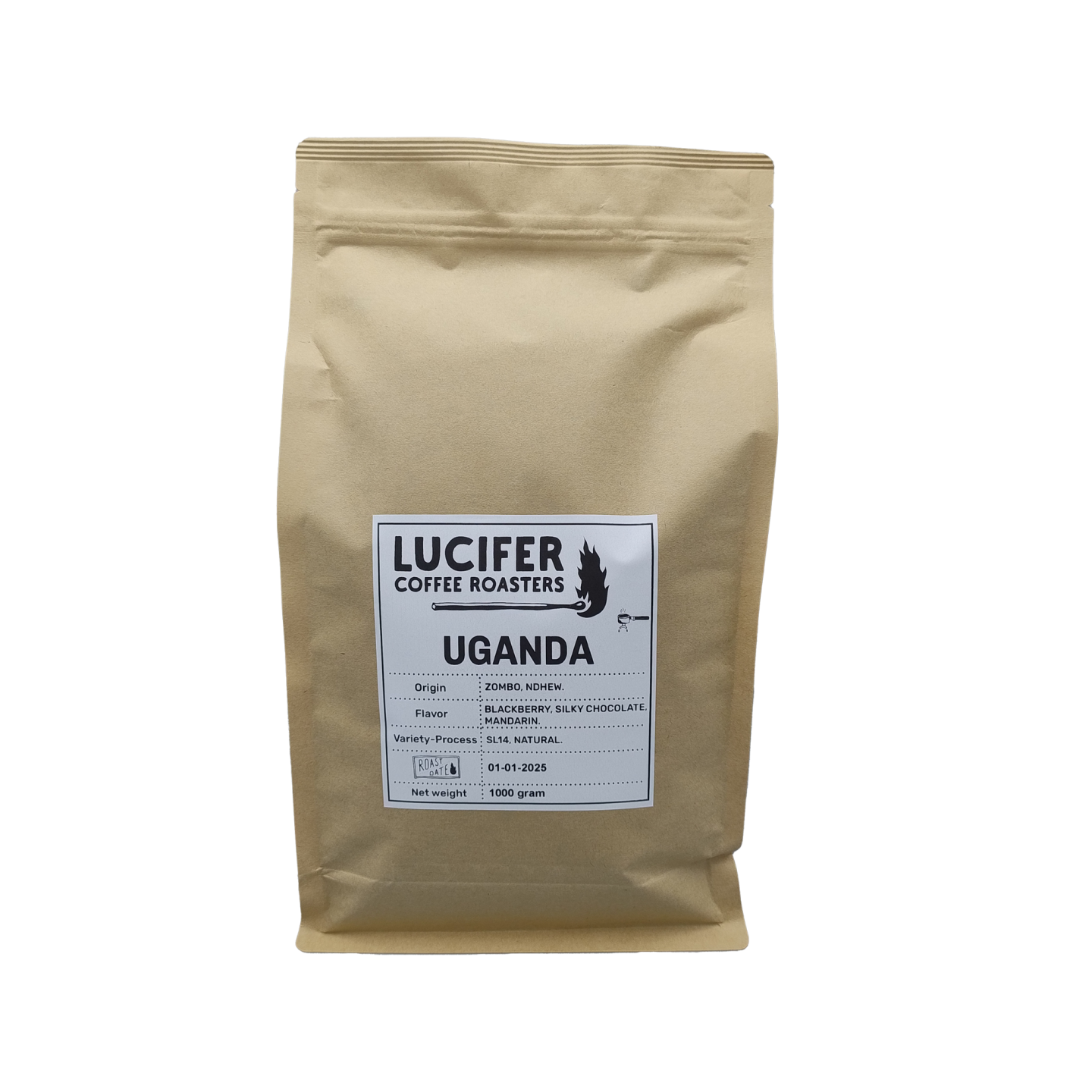 Uganda Zombo Ndhew Espresso - specialty coffee beans | TheBeanGeek
